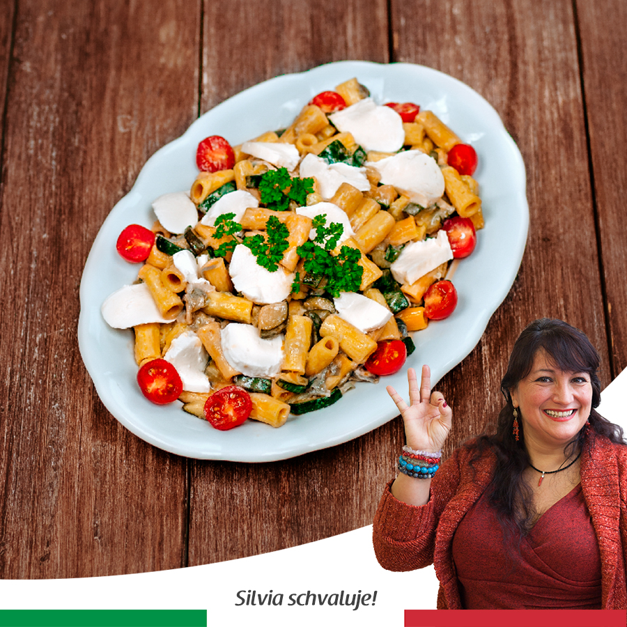 Cestoviny s cuketou a mozzarellou - Galbani